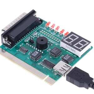 USB PCI datora mātesplates diagnostikas analizatora POST karte ar 2 ...