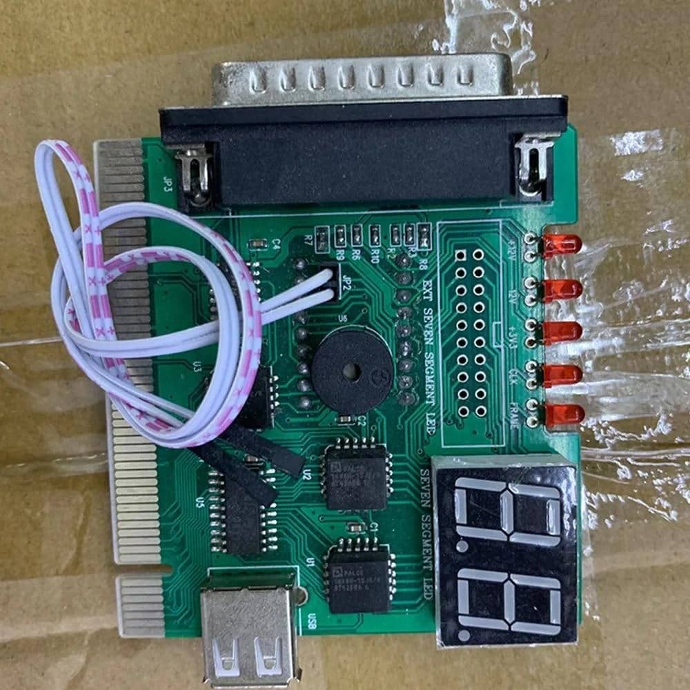 USB PCI datora mātesplates diagnostikas analizatora POST karte ar 2 ...